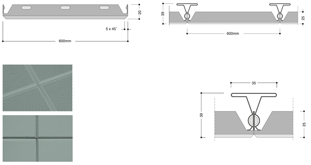 Concealed Clip in Ceiling System – Technomec