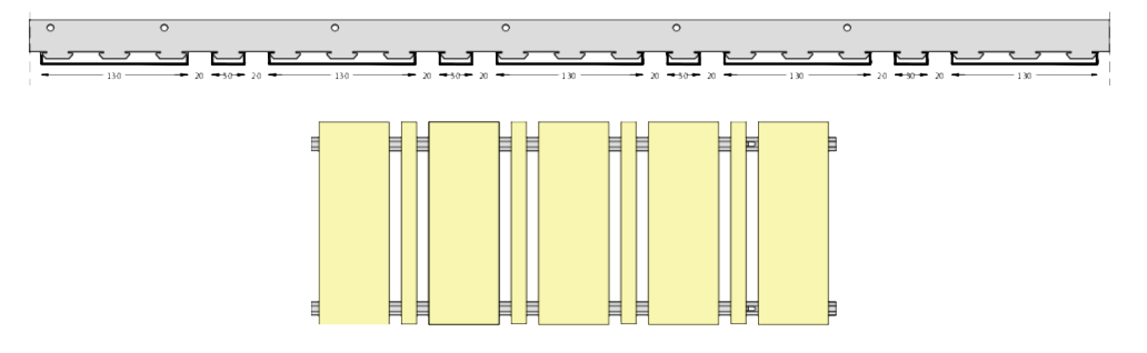 LINEAR STRIP CEILING – Technomec