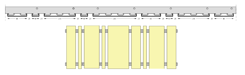LINEAR STRIP CEILING – Technomec