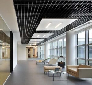 OPEN CELL GRID CEILING – Technomec