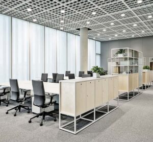OPEN CELL GRID CEILING – Technomec