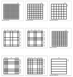 OPEN CELL GRID CEILING – Technomec