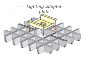 OPEN CELL GRID CEILING – Technomec