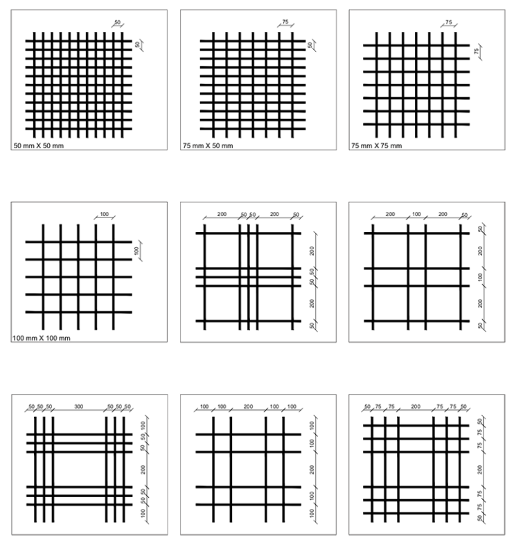 OPEN CELL GRID CEILING – Technomec