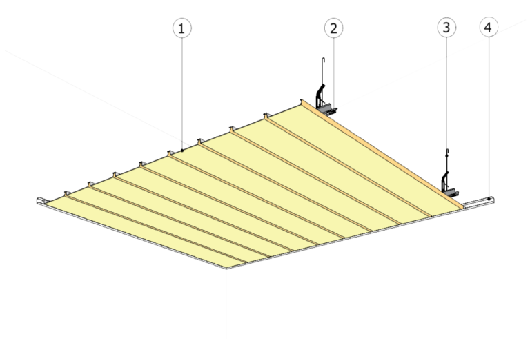 LINEAR STRIP CEILING – Technomec