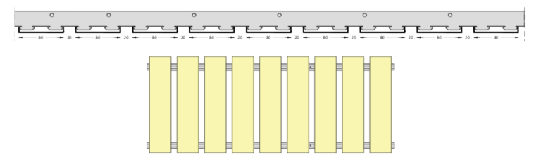 LINEAR STRIP CEILING – Technomec