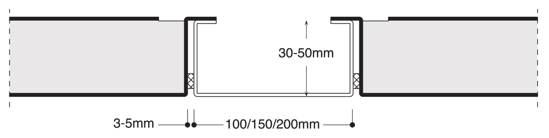 Beam Grid Ceiling(Perpendicular Beam System) – Technomec