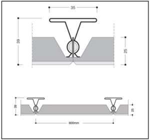 Concealed Clip in Ceiling System – Technomec